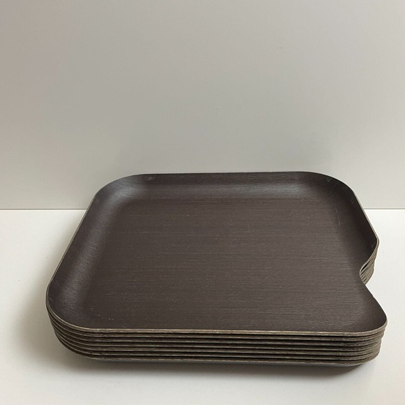 Delica | Dining | Delica Wood Dining Tray Spain Mcm 35 X 3 Set Of 7 ...